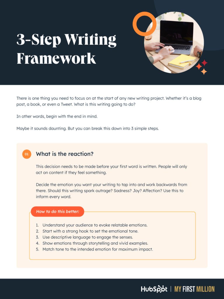 3 Step Writing Framework | PDF