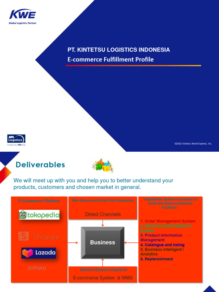 KLID Service Profile (E-Commerce Fulfillment) | PDF | E Commerce | Retail