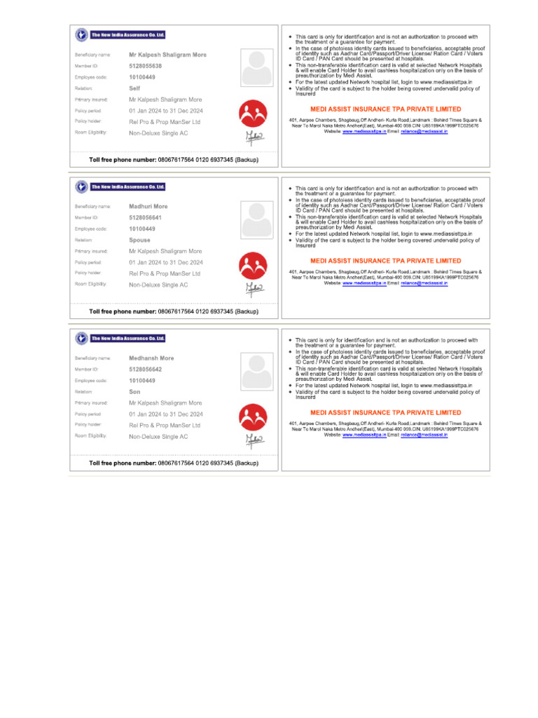 Mediclaim | PDF