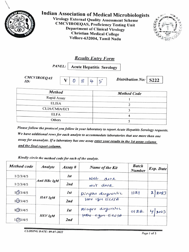 AHS, Hims, Hassana Report | PDF | Assay | Laboratories
