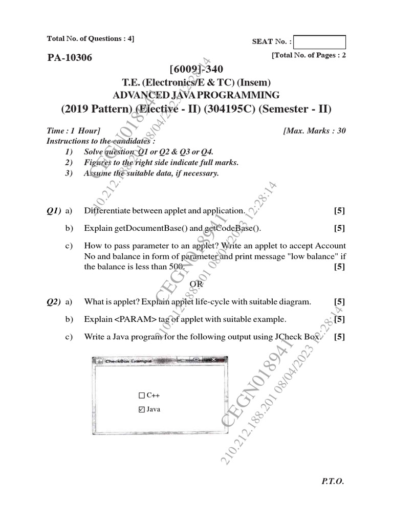 Java Applets and Event Handling Concepts | PDF | Computing