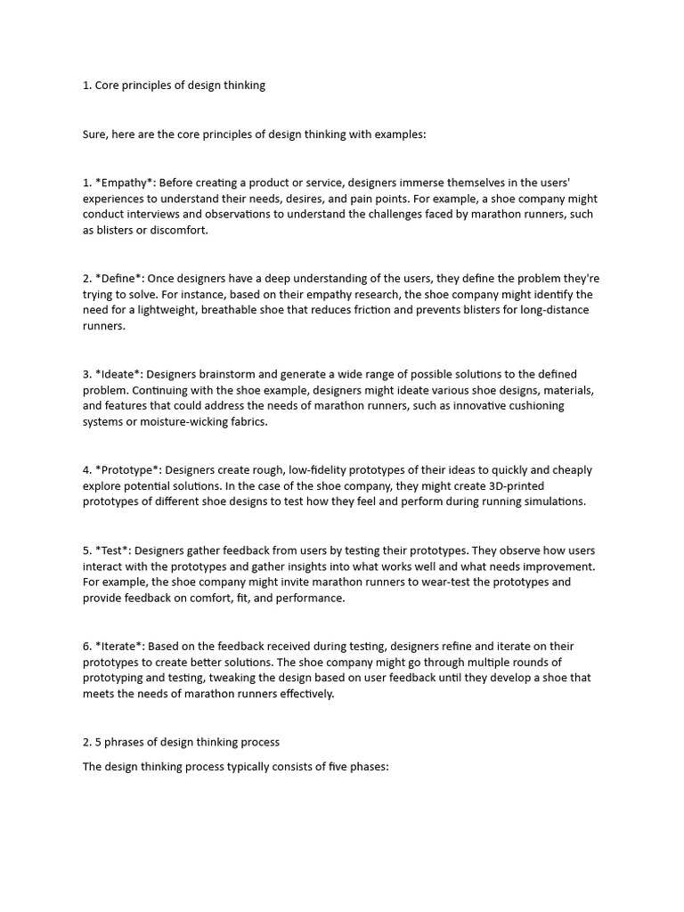 DESIGN THINKING | PDF | Design Thinking | Brainstorming