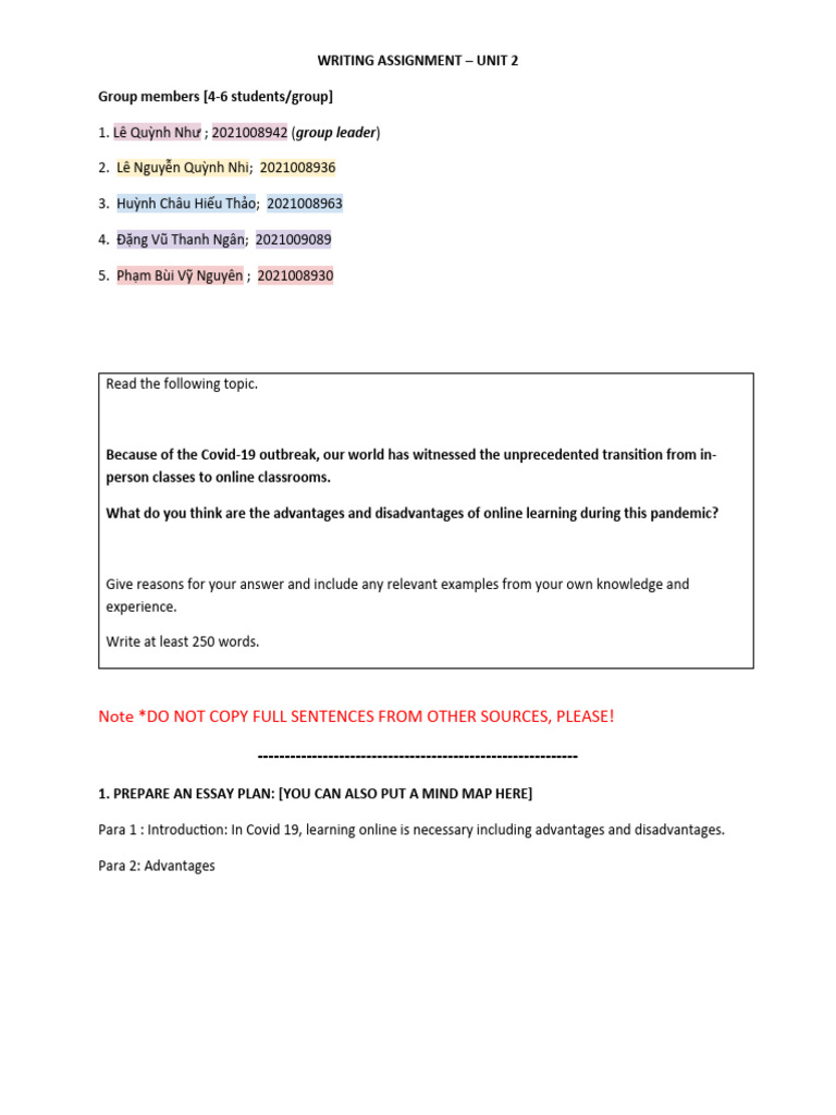 Advantages and Disadvantages of Online Learning | PDF | Educational ...