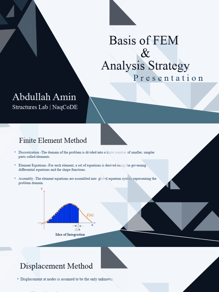 Basis of FEM & Analysis Stratagy | PDF | Finite Element Method | Matrix (Mathematics)