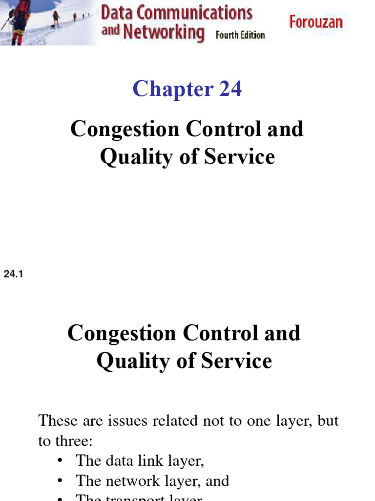 Congestion Control & QoS Techniques | PDF | Network Congestion ...