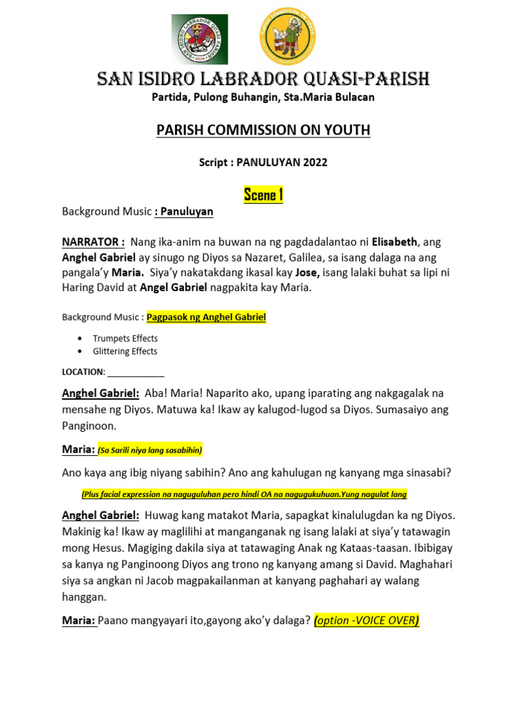 Panuluyan 2022 | PDF