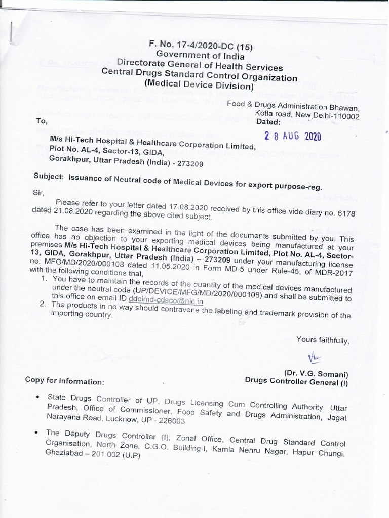 Hi Tech Hospital HCL Neutral Code | PDF