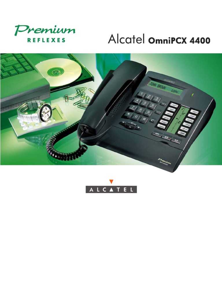 Alcatel OmniPCX 4400 User Guide | PDF | Telephone | Telecommunications