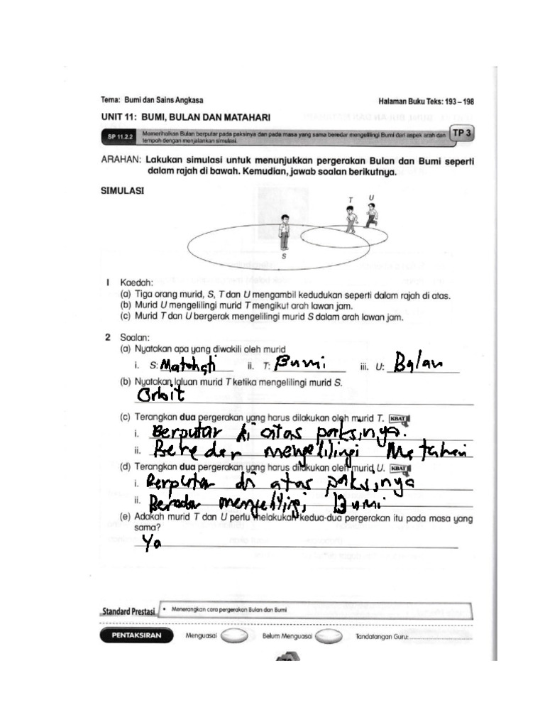Bahan Latihan Fasa Bulan | PDF