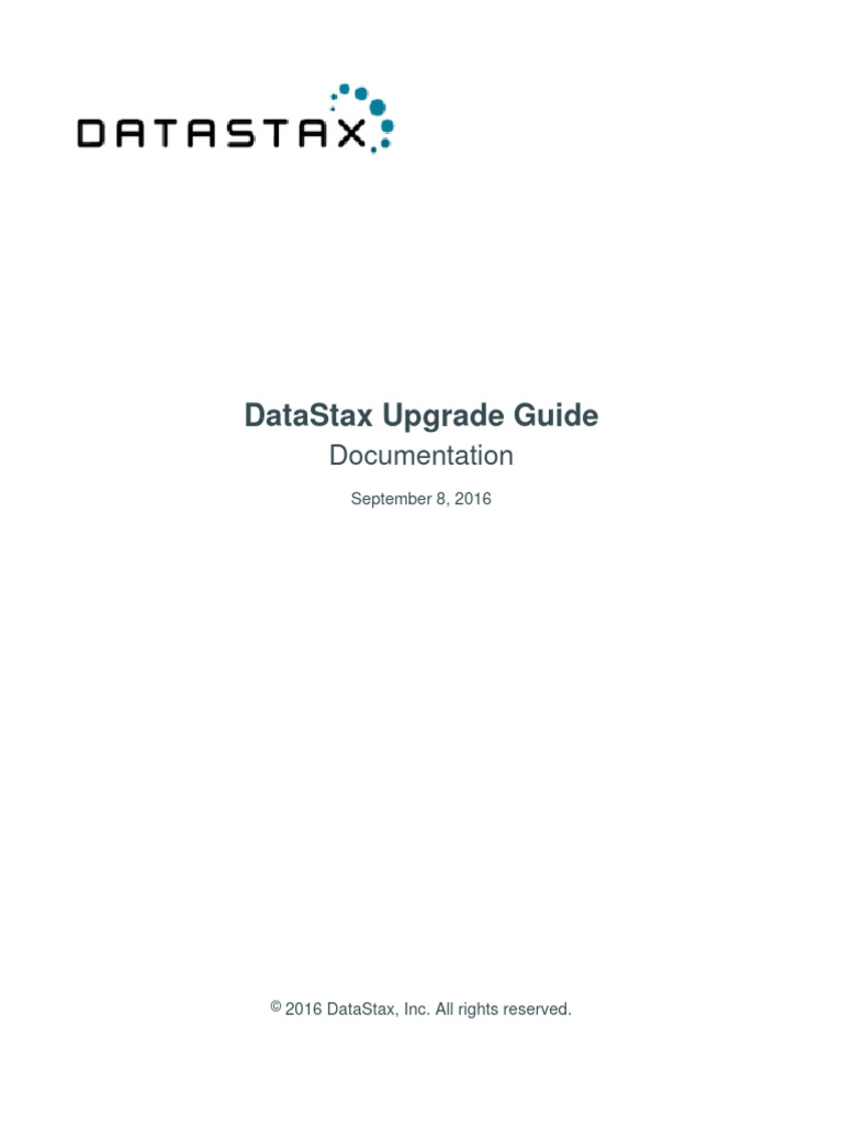 Cassandra Upgrade Guide | PDF | Apache Hadoop | Apache Solr