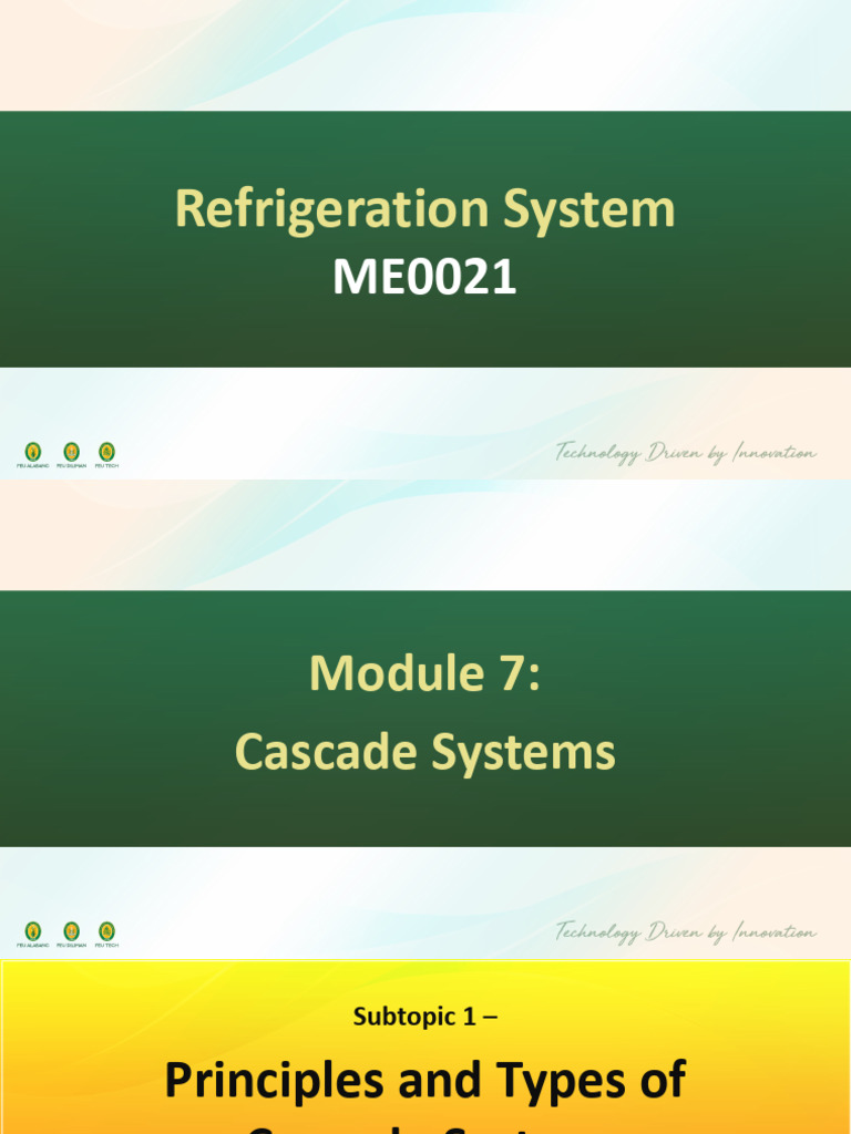 Lesson 7 Cascade Systems 3TSY2324 LEC With Added Sample Problems | Download Free PDF ...