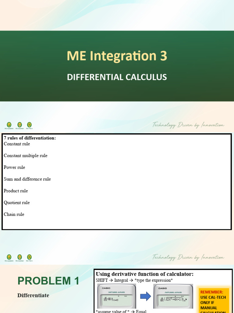 Differential Calculus | PDF | Derivative | Sphere