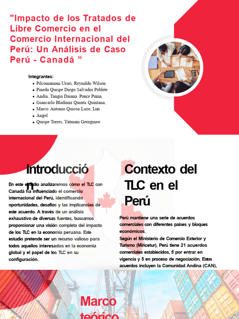 TLC Peru Canada - Grupo 7 | PDF | Perú | Tratado de Libre Comercio ...