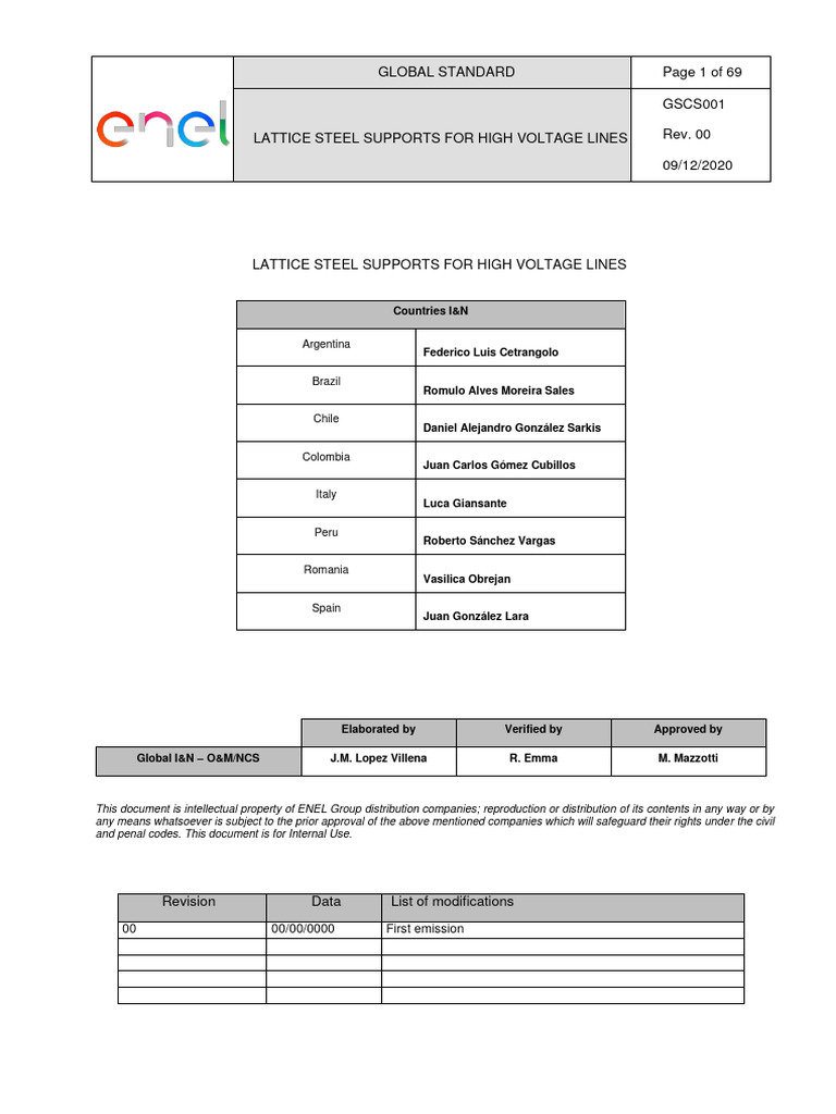 GSCS001 HV Tower v00 | PDF | Strength Of Materials | Deformation ...