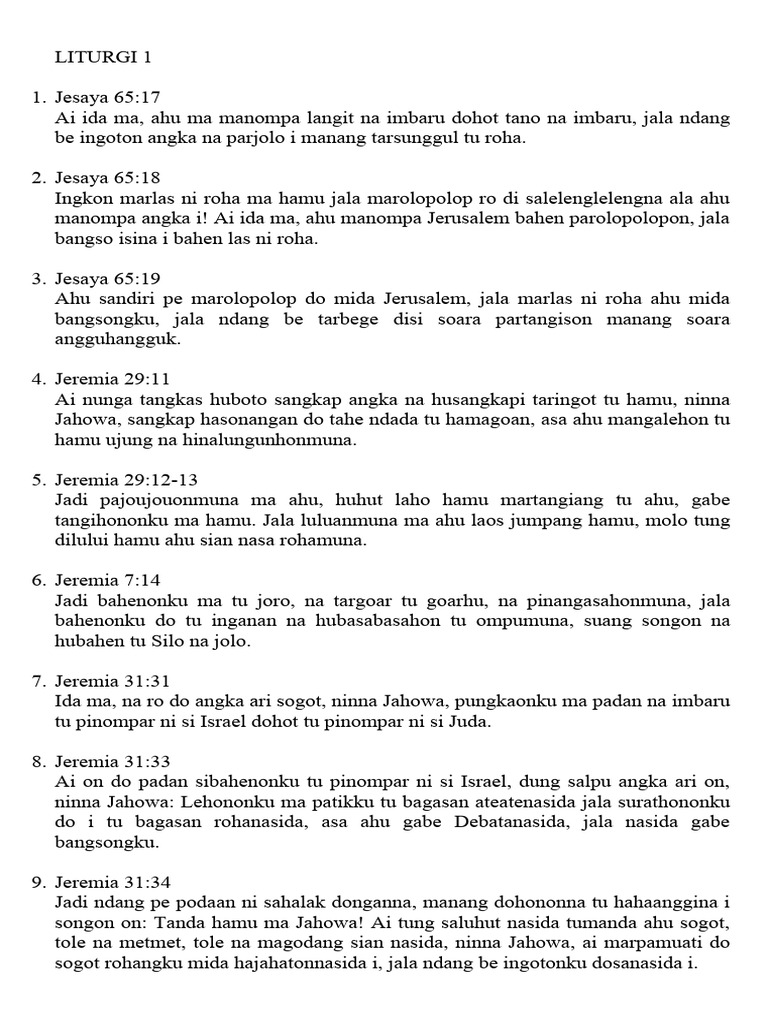 Liturgi 1 | PDF | Agama & Spiritualitas