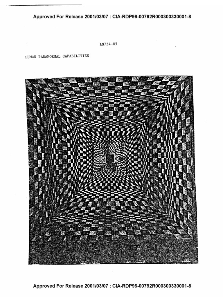 CIA Human Paranormal Capabilities | PDF