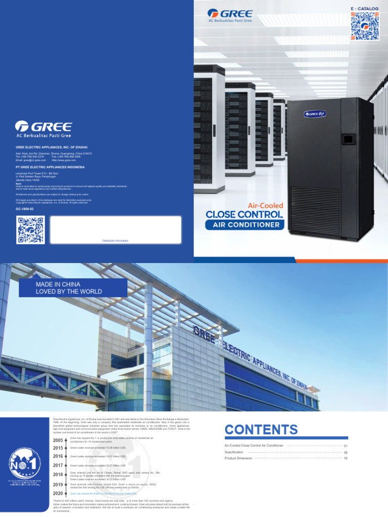22-10-14 - Close Control Catalogue | PDF | Air Conditioning | Pipe ...