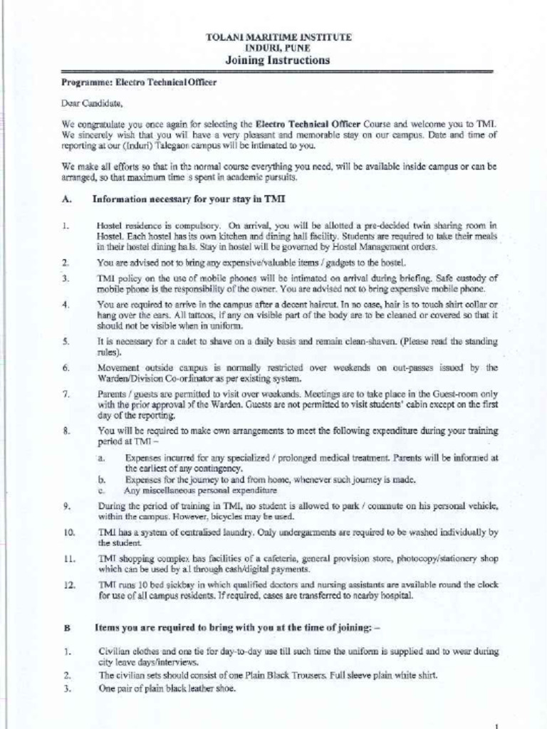 ETO Joining & Other Documents | PDF