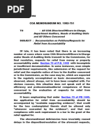 COA RO9 Checklist For Request For Relief From Property Accountability | PDF