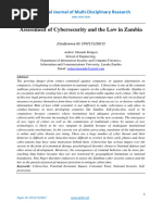 An Assessment of The ZRP in Fighting Cybercrime A Case Study of CID ...