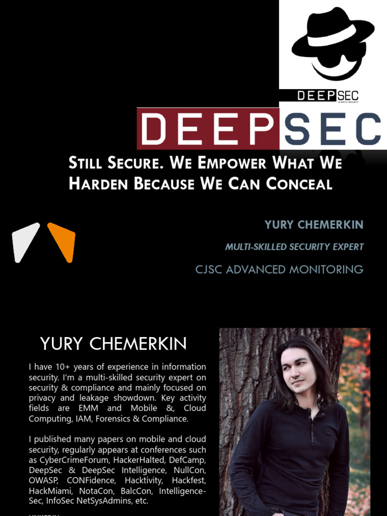 DeepSec - 2019 - Chemerkin - Yury - AM - Full - Final | PDF | I Cloud | Ios