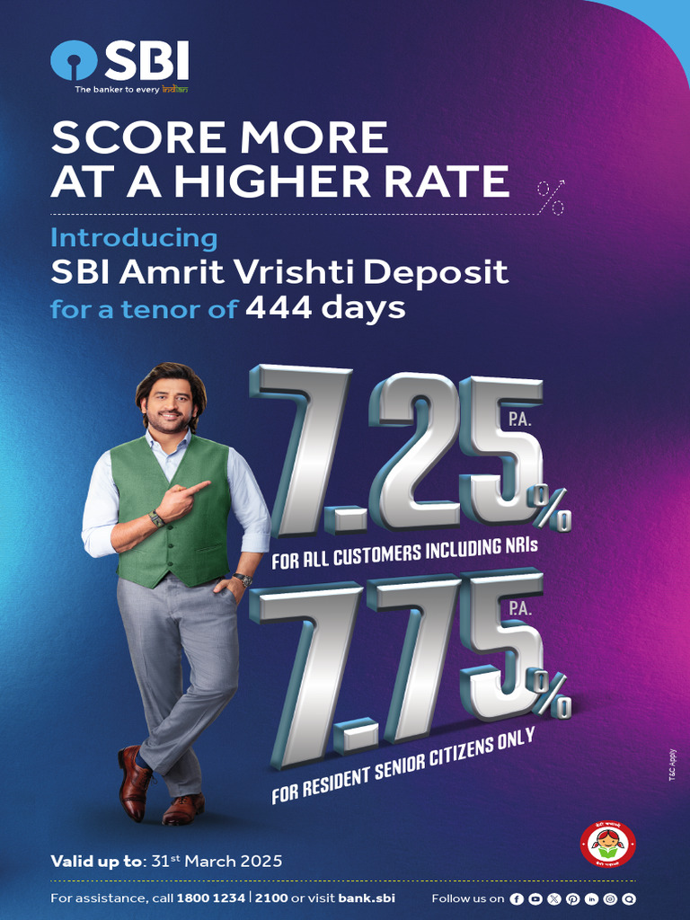 SBI - Amrit Vrishti - 16x25 - English - 16.07.24 - Final | PDF