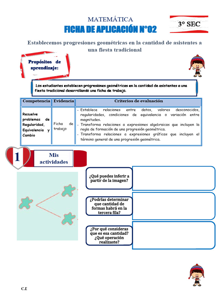 3° FICHA Sesión 2 Unidad 4 | PDF | Evaluación
