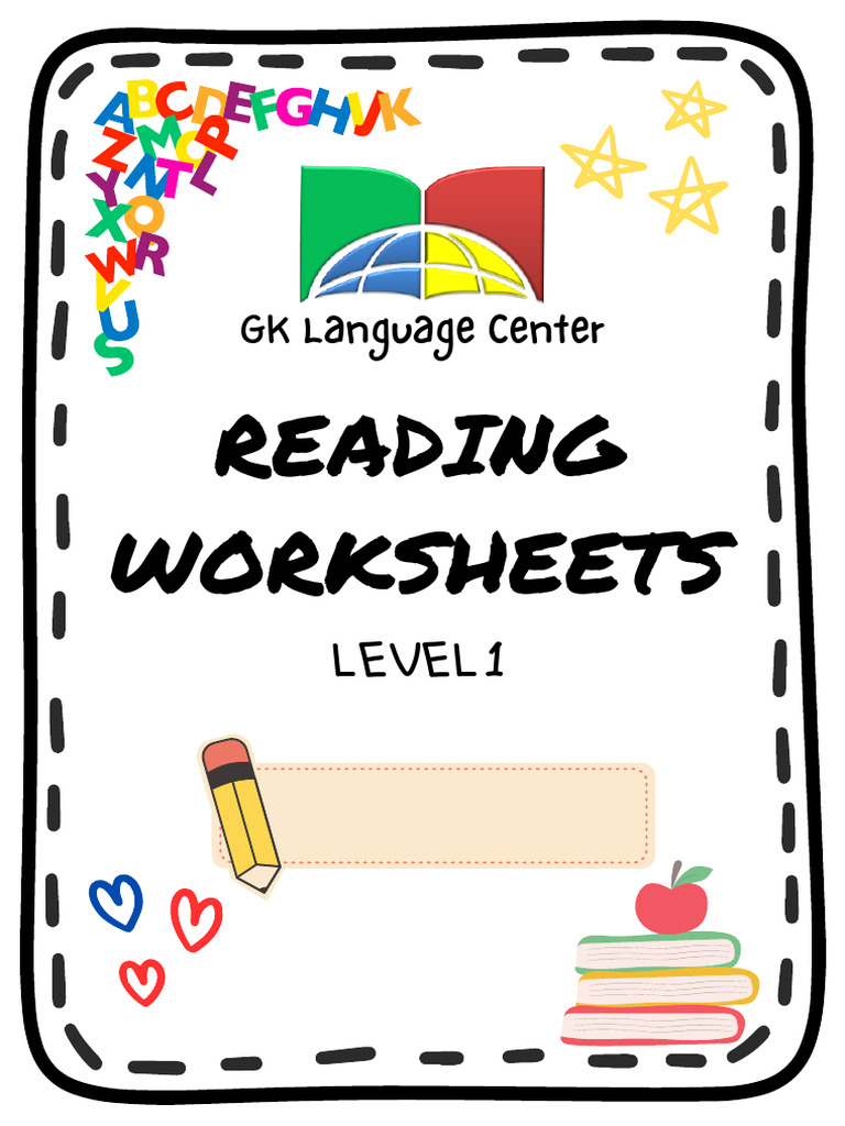 Level 1 Reading Worksheets for Kids | PDF
