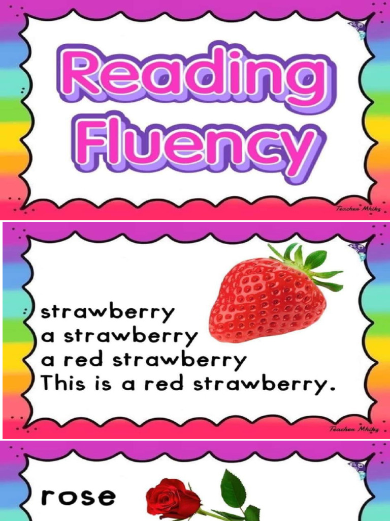 Reading Fluency 1 | PDF