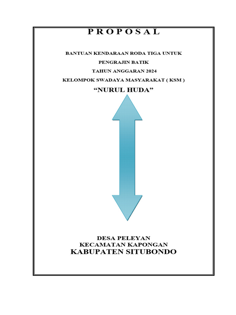 Proposal KSM Nurul Huda | PDF