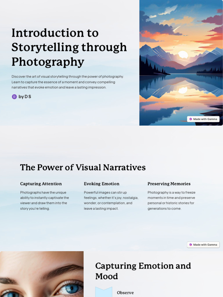 Mastering Visual Storytelling in Photography | PDF | Composition ...