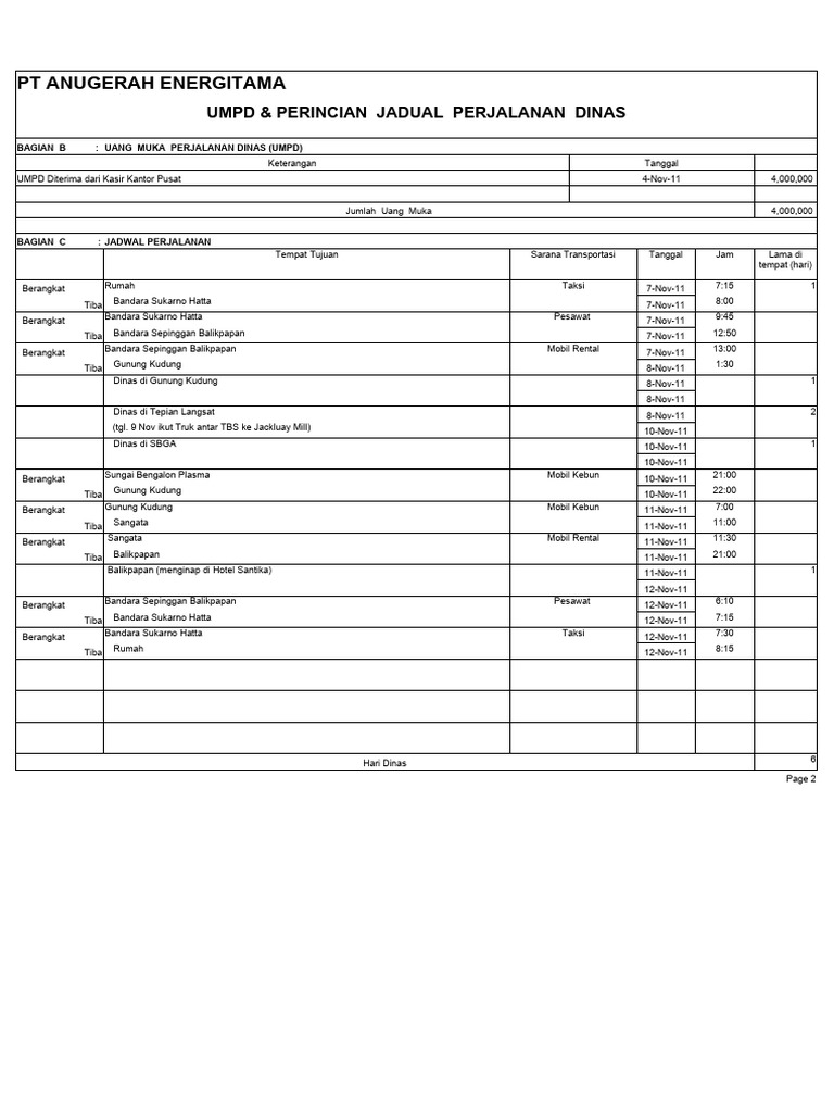 Contoh Form Klaim Pengobatan Karyawan | PDF