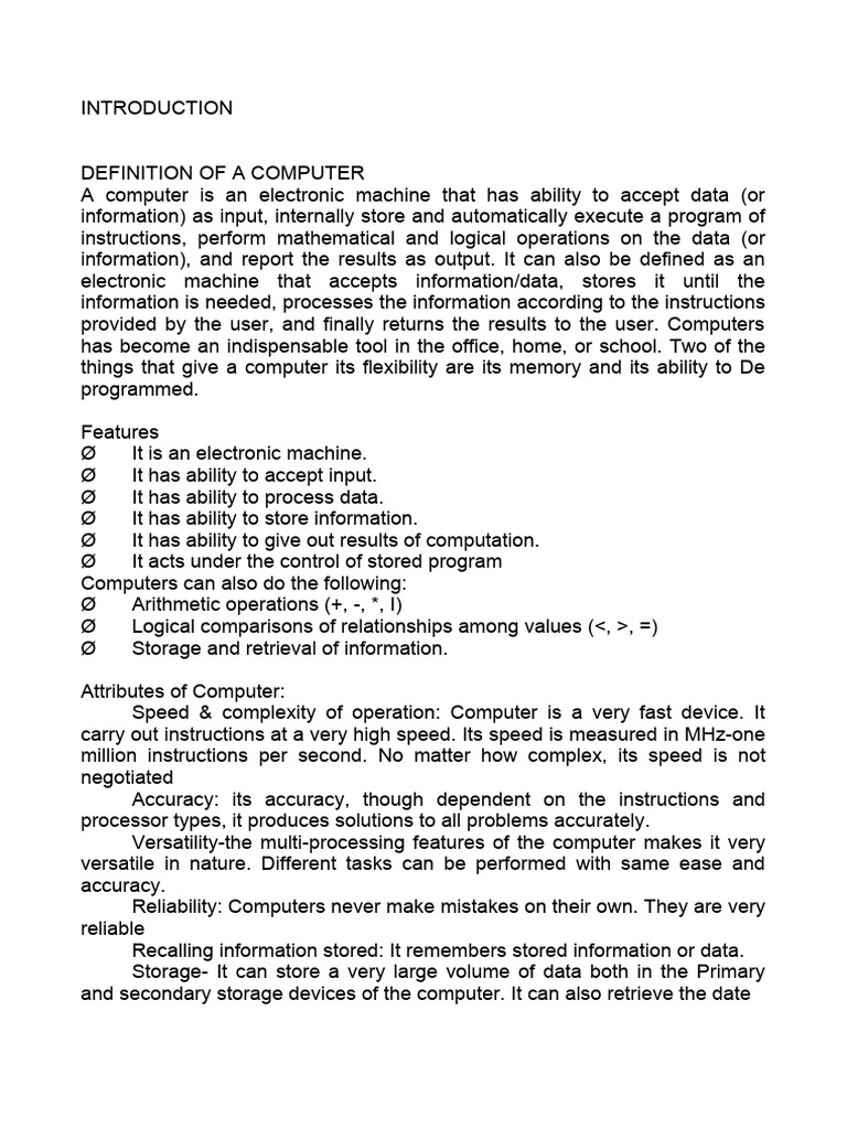 Computer Applications | PDF | Computer Data Storage | Central Processing Unit