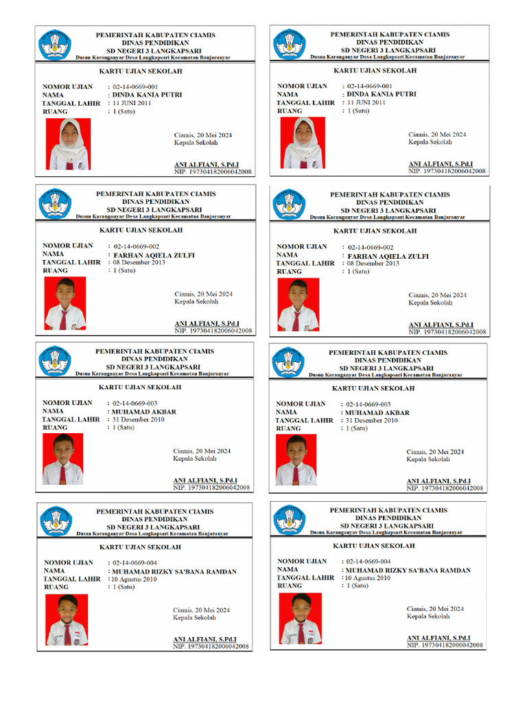 KARTU PAT 2024 | PDF