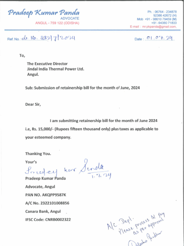 PK Panda Bill June 24 | PDF