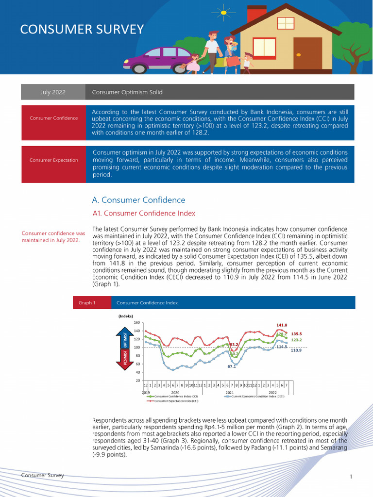 Bank Indonesia Consumer Expectation Survey July 2022-1 | PDF | Consumer ...