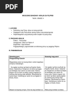 Diptonggo Filipino Lesson Plan | PDF