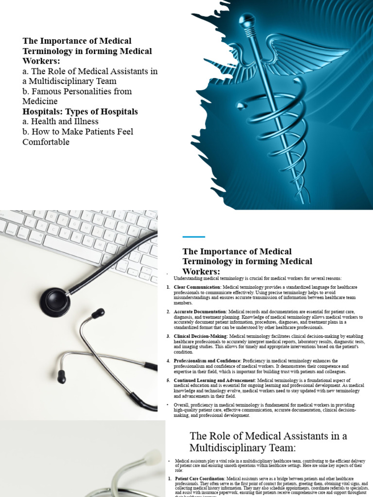 The Importance of Medical Terminology in forming Medical | Download ...