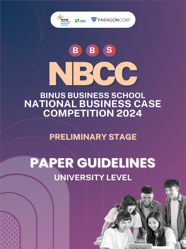 BBS NBCC 2024 - Paper Guidelines (University Level) | PDF | Cognition