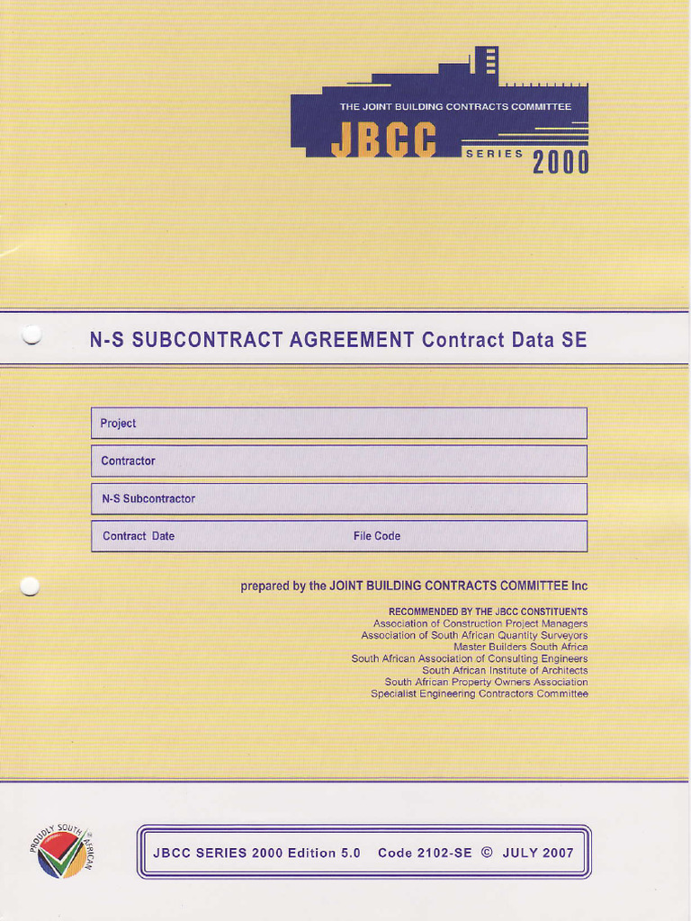 NS Edition5 Contract Data 2102-SE Combined | PDF | Insurance | Business Law