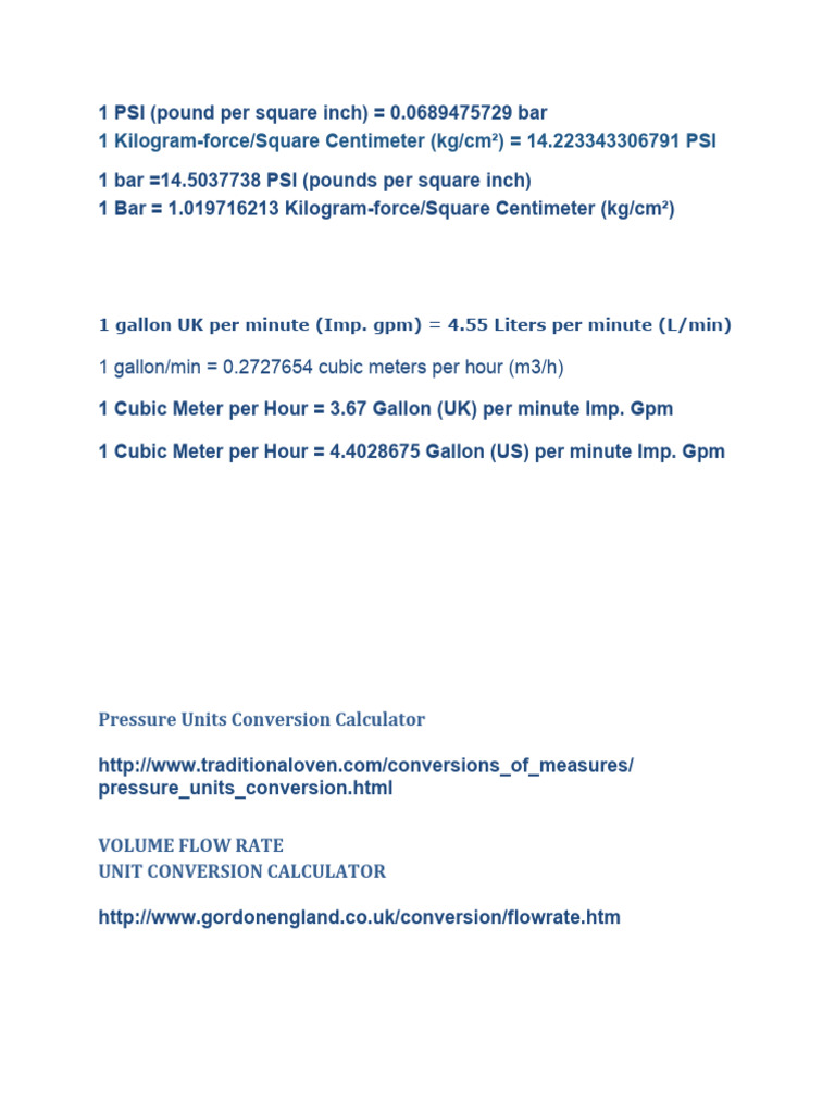 UNIT Conversion | PDF