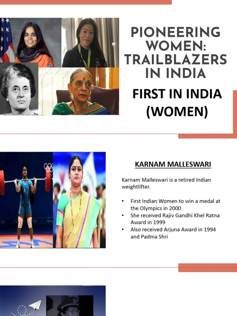 First in India - Females | PDF
