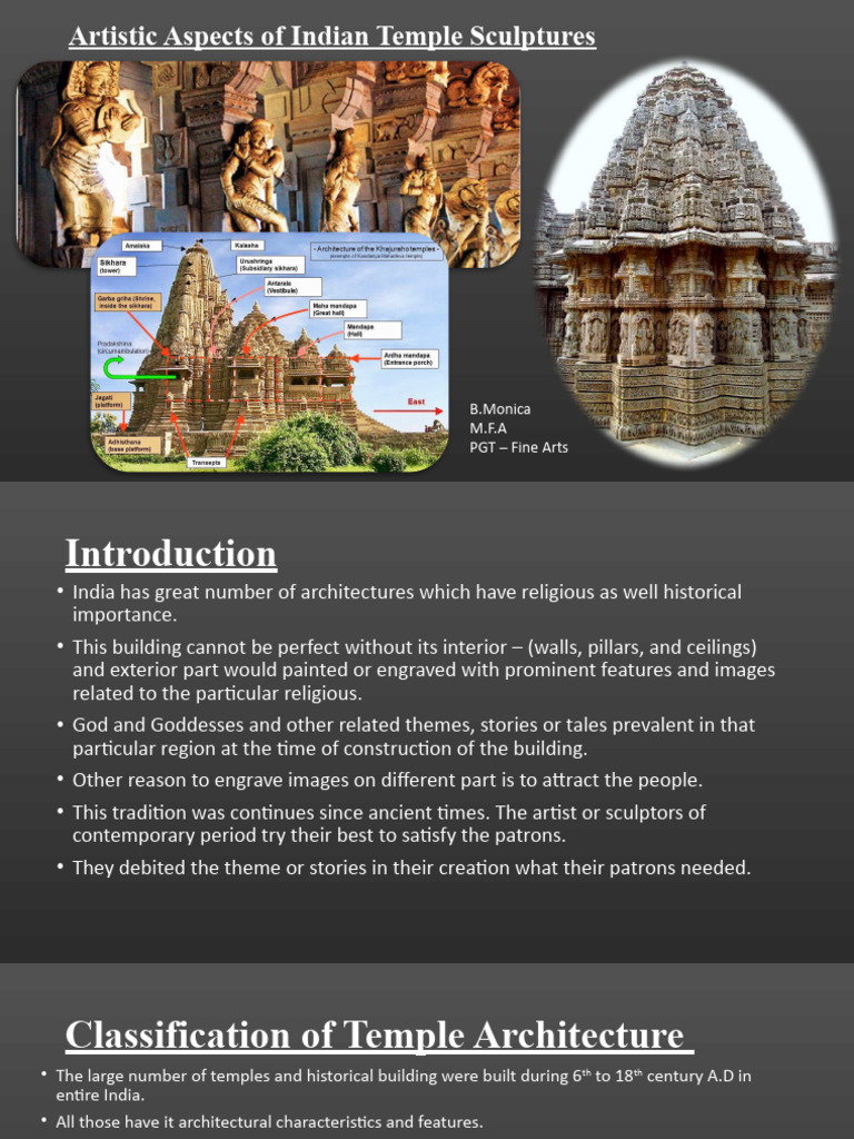 Grade 11 - Chapter 8 - Artistic Aspects of Indian Temple Sculptures | PDF | Religion & Spirituality