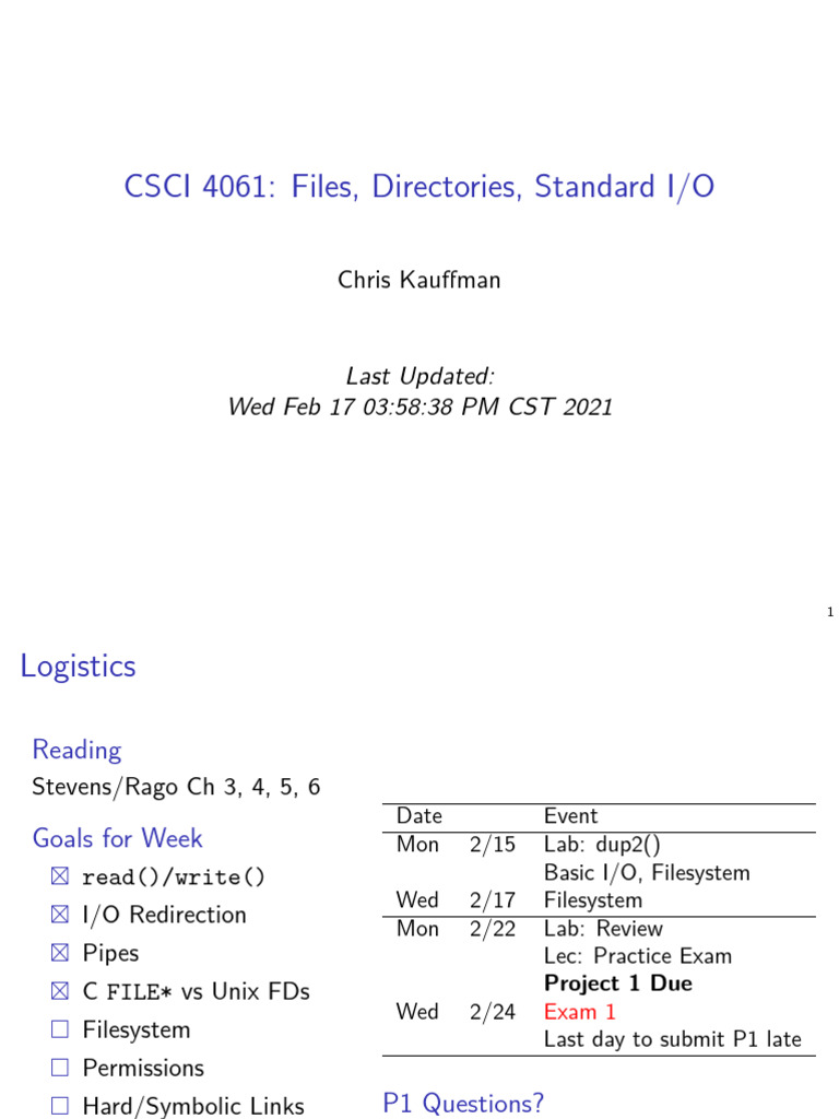 06 Files Dirs | PDF | Computer File | System Software