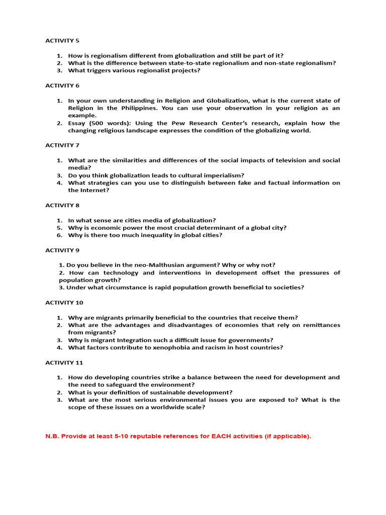TCW Final Requirementsdocx | PDF | Critical Thinking | Globalization