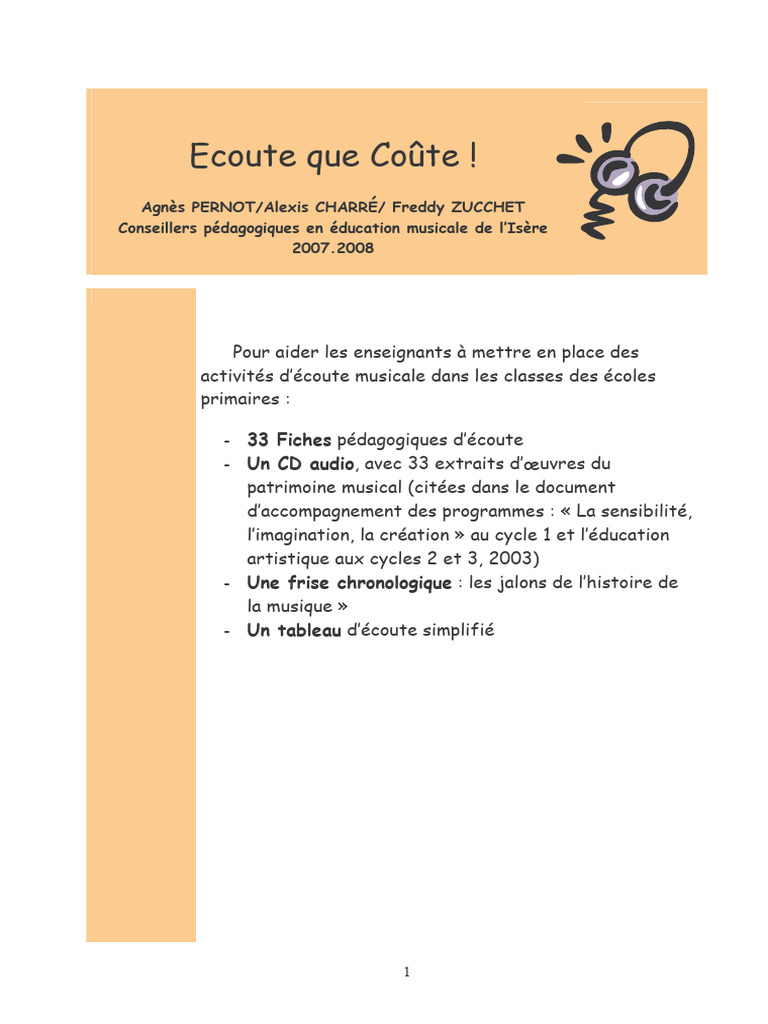 Ecoute Que Coute 1 0 | PDF