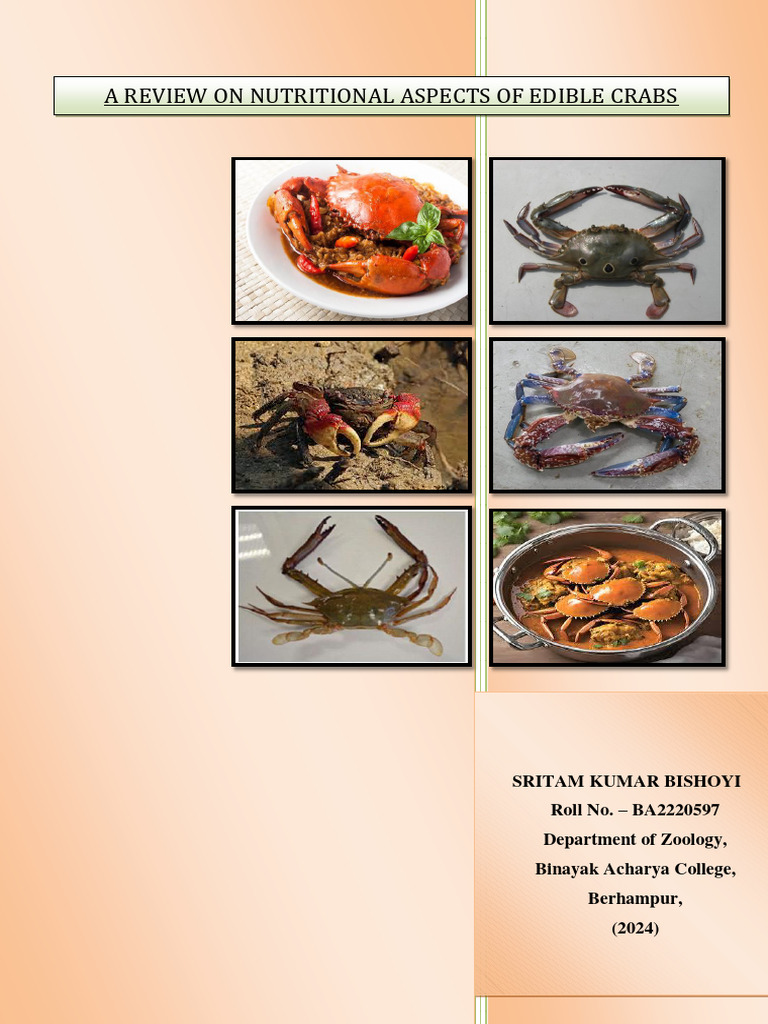 Nutritional Analysis of Edible Crabs PDF | PDF | Foods | Meat