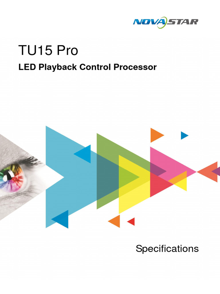 TU15 Pro LED Playback Control Processor Specifications V1.0.1 | PDF ...