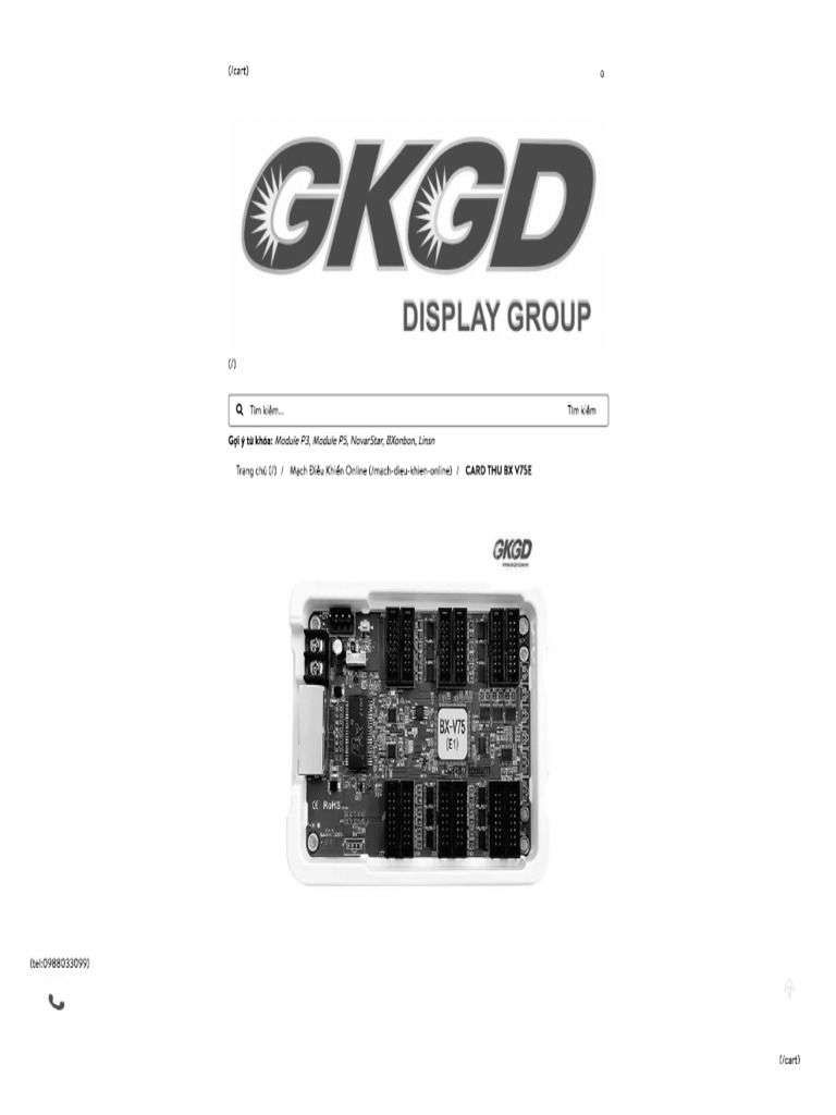 CARD THU BX V75E GKGD Việt Nam | PDF