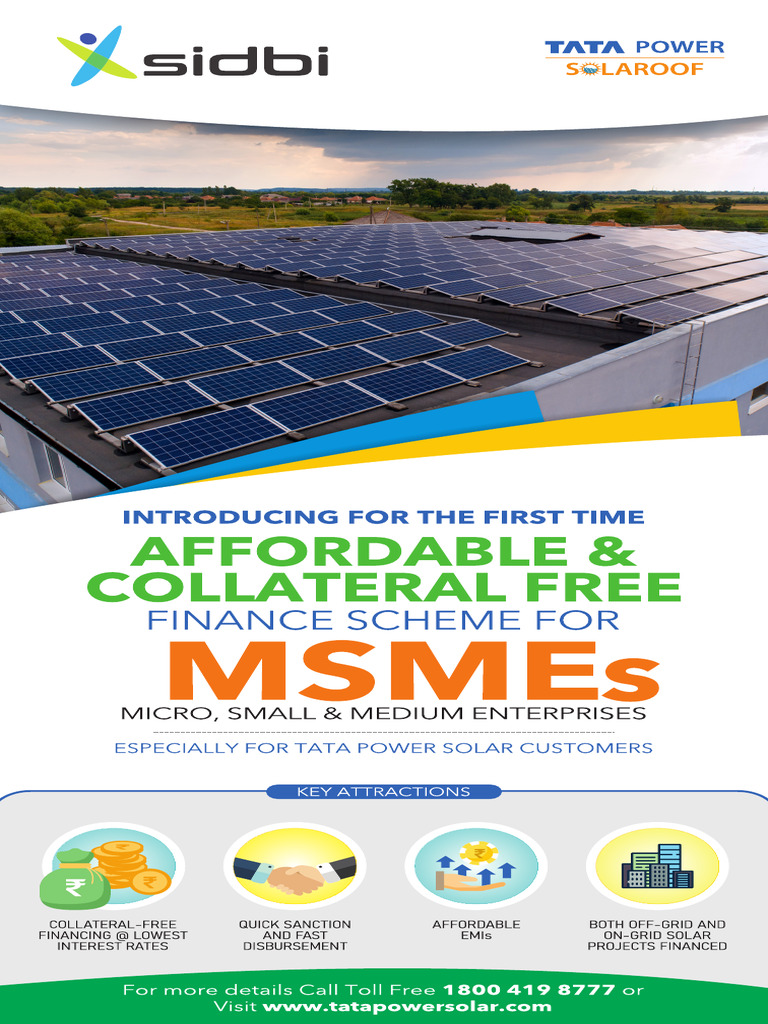 SIDBI Standee 3x6.5 Ft. | PDF